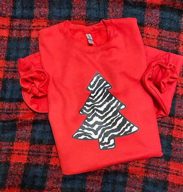 Zebra Christmas Tree - The Southern Gypsy Rose